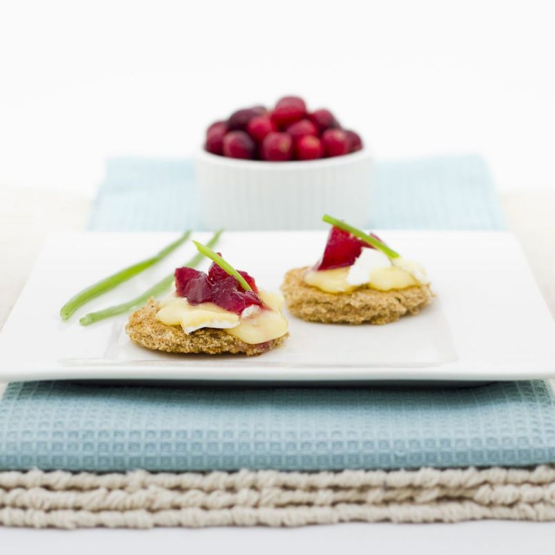 Somerset Brie and Cranberry Canapés - Recipes | Dairy UK